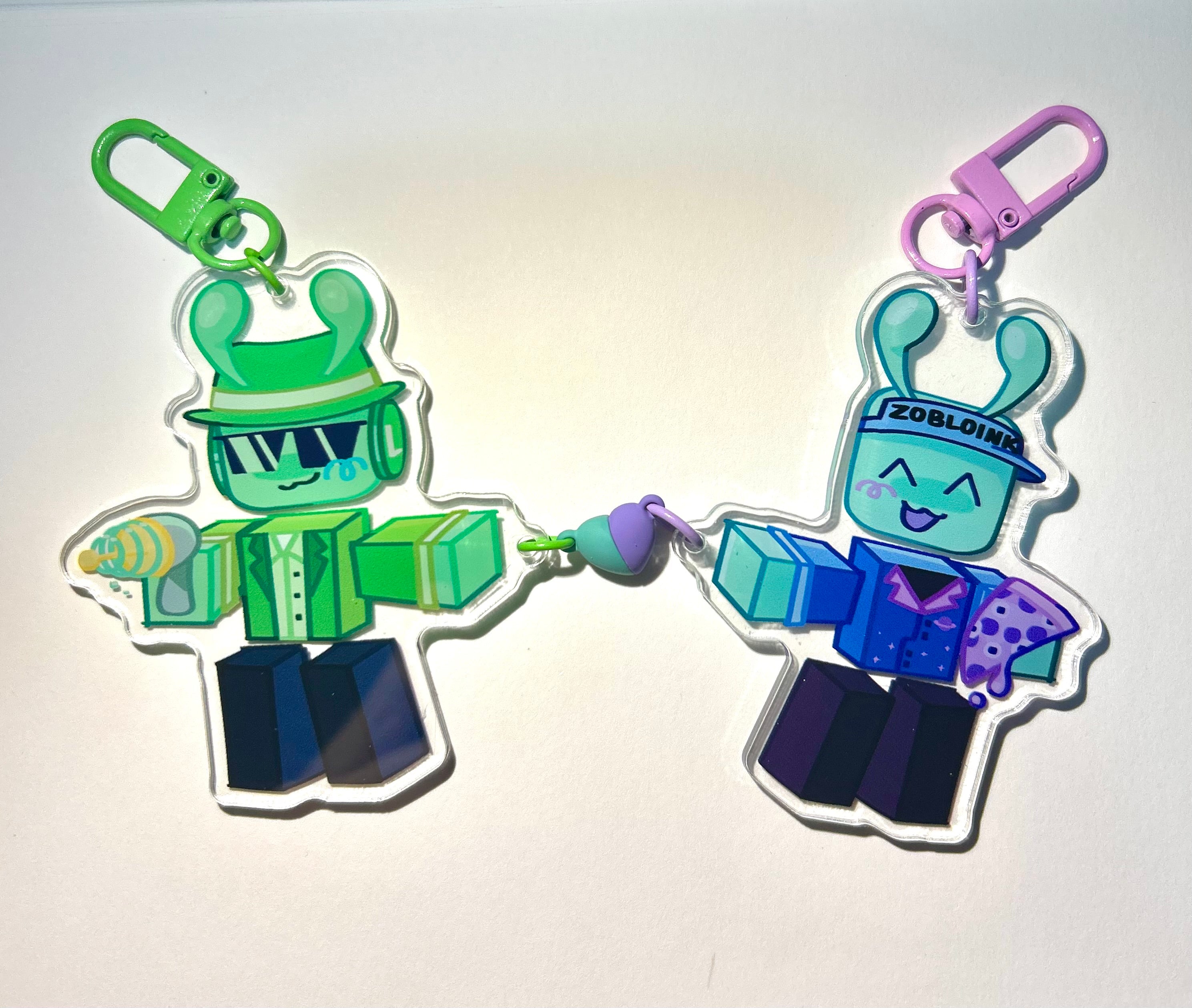 Elliot and Chance Forsaken Matching Keychains – trunkyart